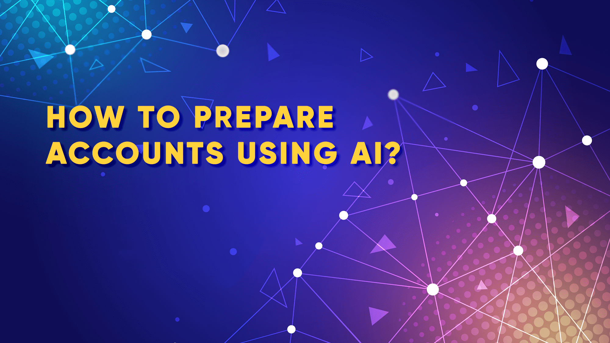 How to prepare accounts using AI? | CPA#1